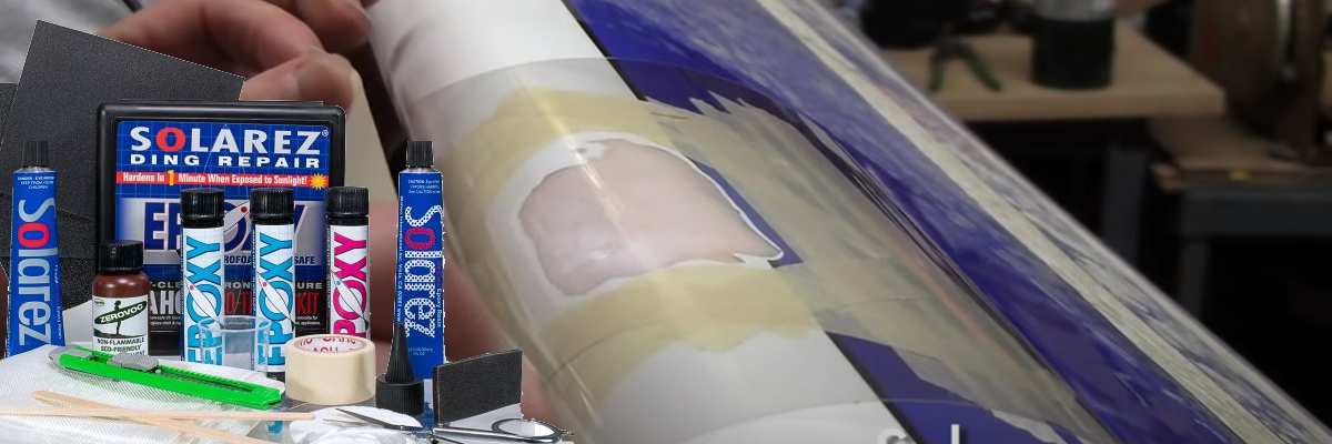 Board Repair that's WYSIWYG - Solarez UV Resins